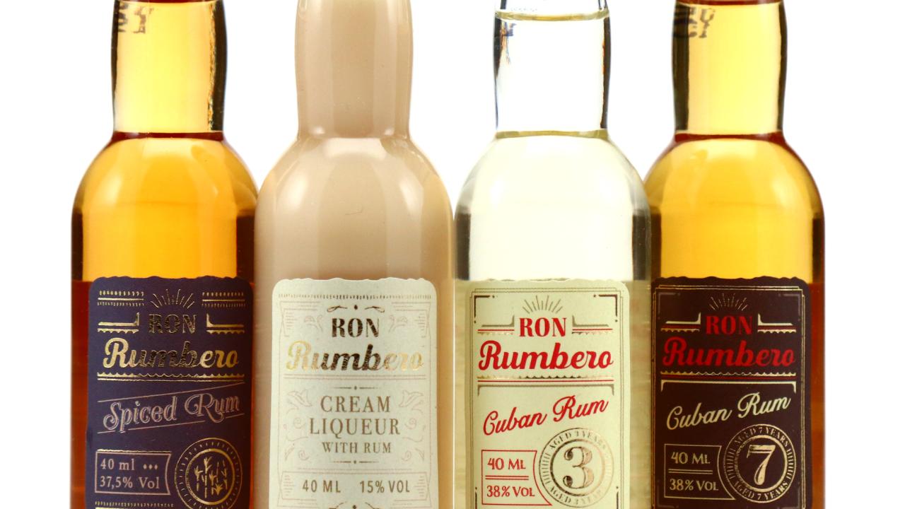 Ron Rumbero Miniatures x 4 Rum | Rum Auctioneer